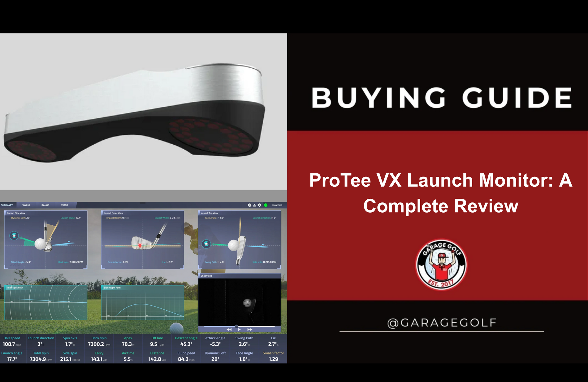ProTee VX Review: The Ultimate Accurate Golf Launch Monitor | Garage Golf