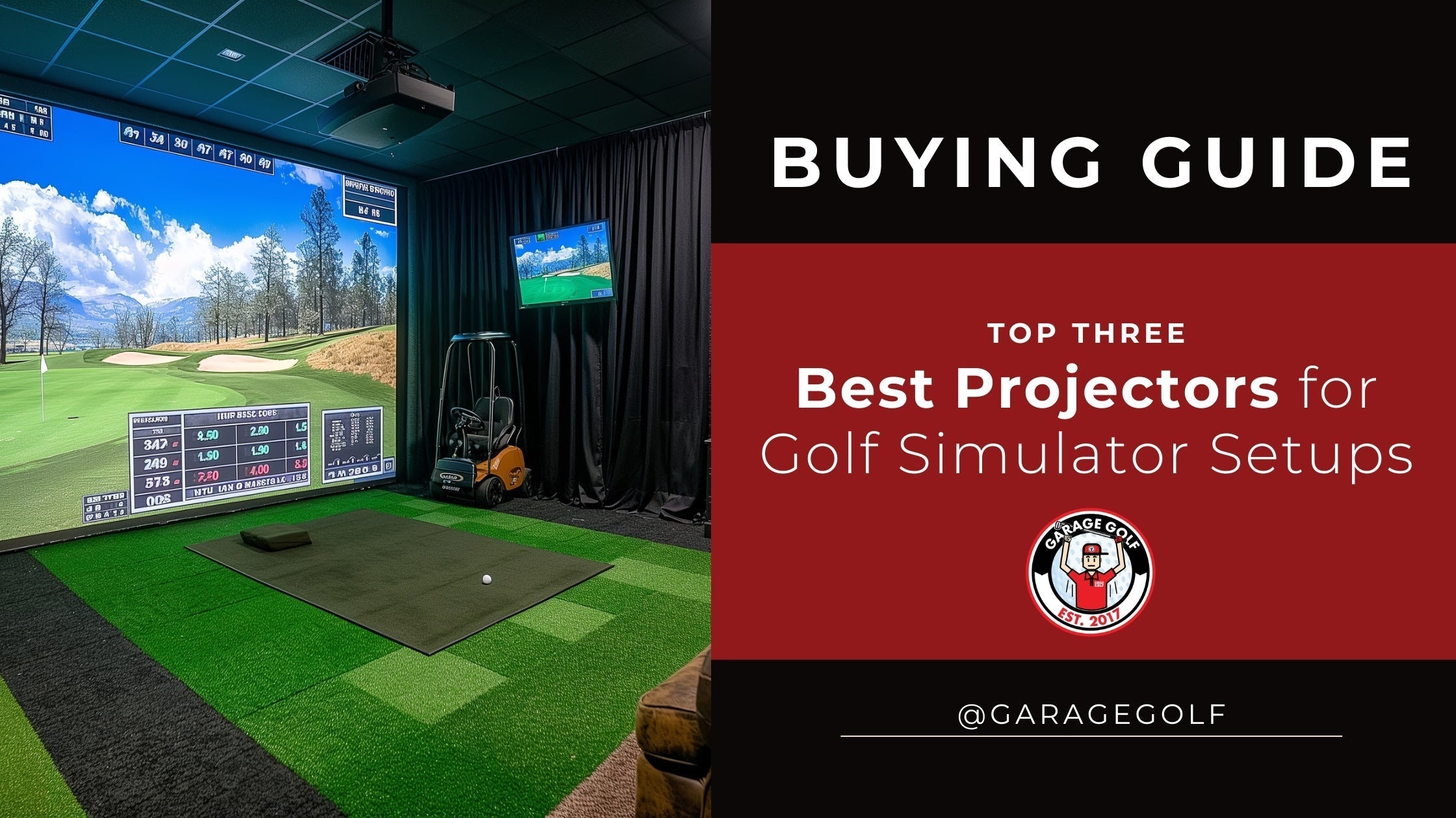 The Best Projector for Your Golf Simulator | Garage Golf