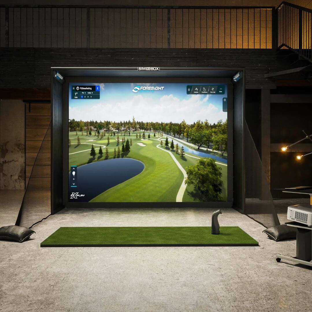 Foresight Sports SIM-IN-A-BOX Play Package | Garage Golf