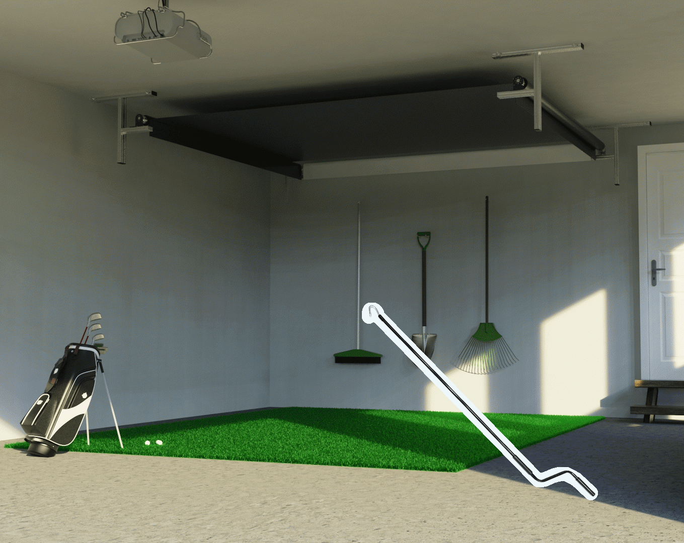 Retractable Golf Screens, Enclosures and Nets | Garage Golf