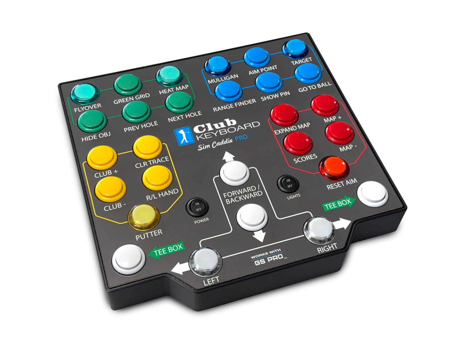 Club Keyboard Pro 28 Button - GS Pro | Garage Golf
